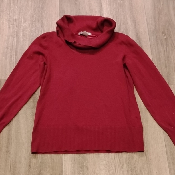 Peter Nygard | Sweaters | Peter Nygard Deep Red Cowl Neck Sweater ...